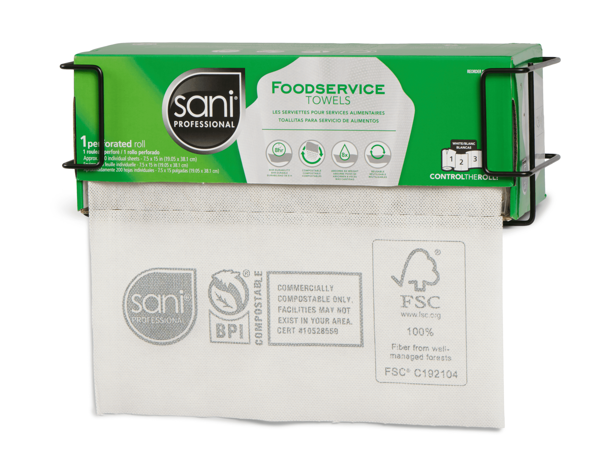 Dry Foodservice Towels, Compostable Restaurant Dry Towel | Sani Pro